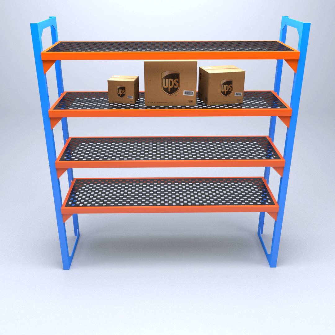 3D Industrial Rack - TurboSquid 1378695