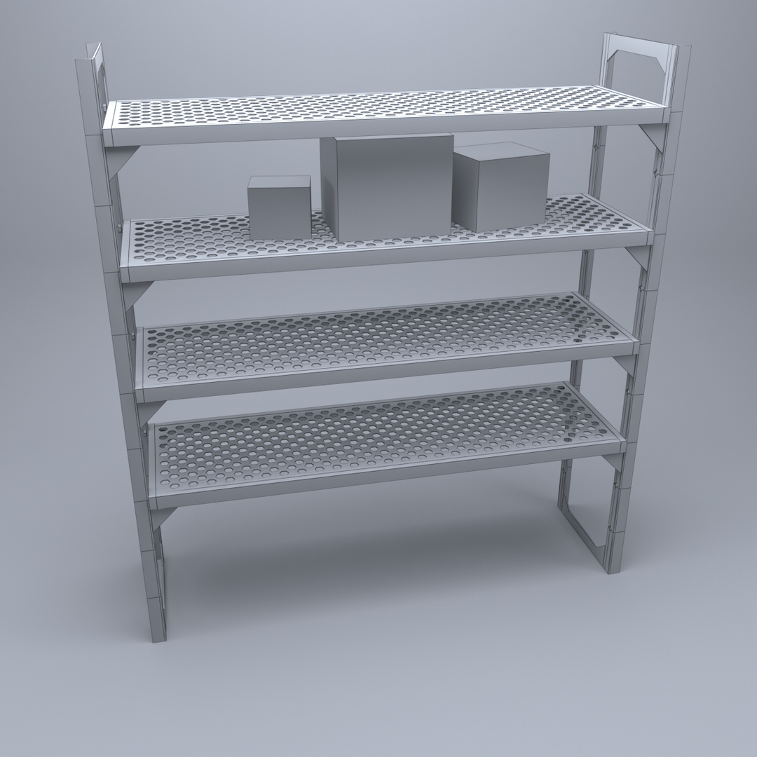 3D Industrial Rack - TurboSquid 1378695
