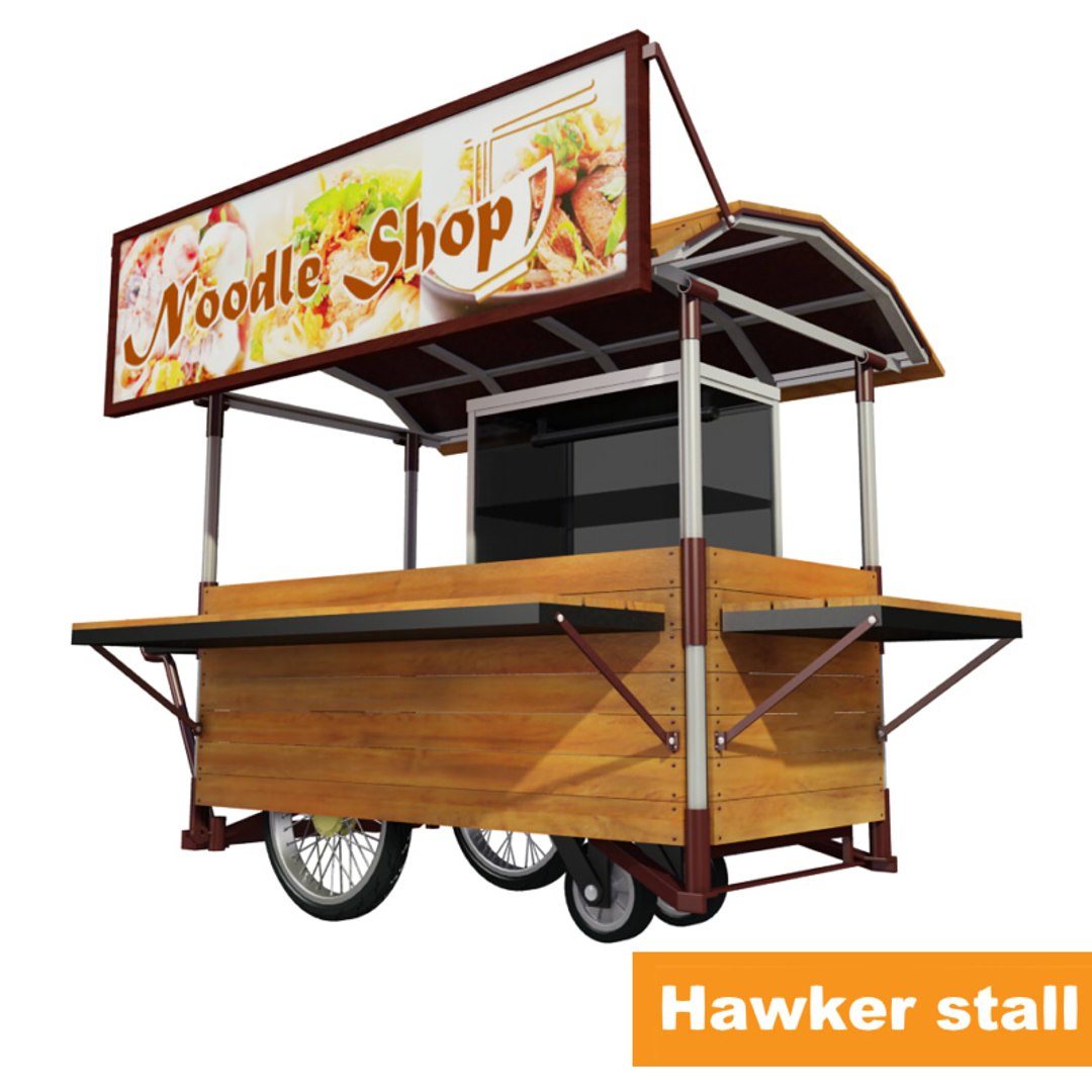 3D Hawker Stall - TurboSquid 1410445