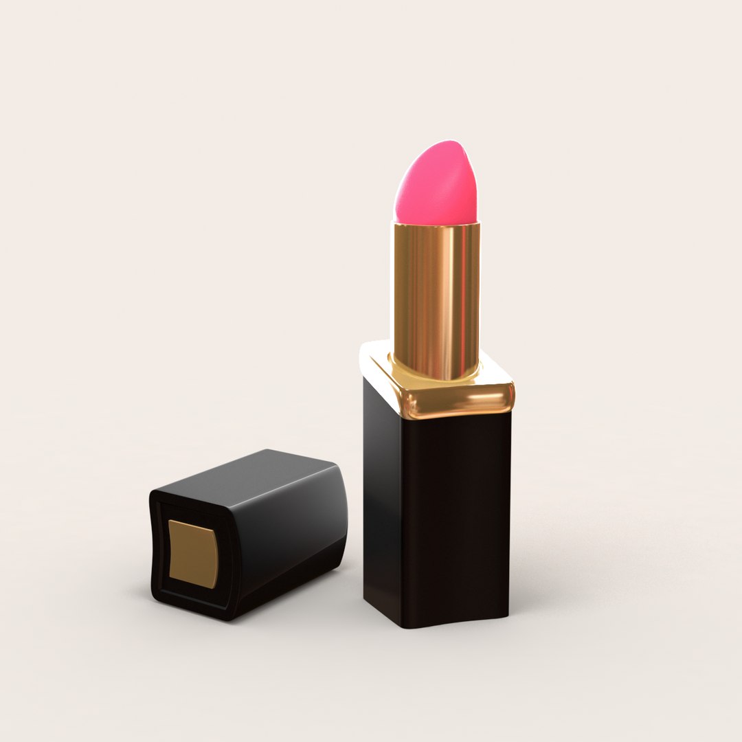 3D Lipsticks Square Curved - TurboSquid 1365581
