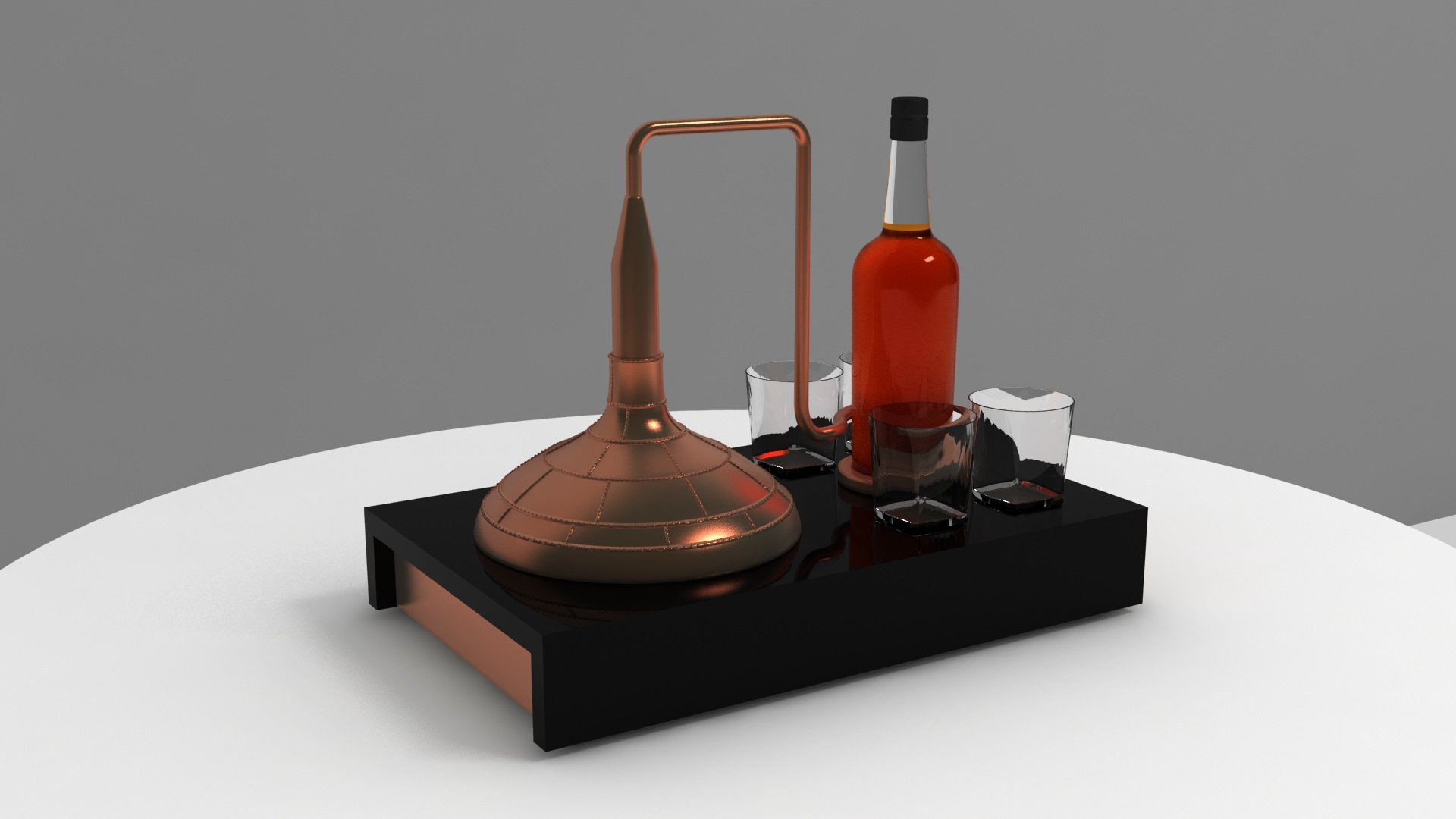3D Whiskey Serve Model - TurboSquid 1971221