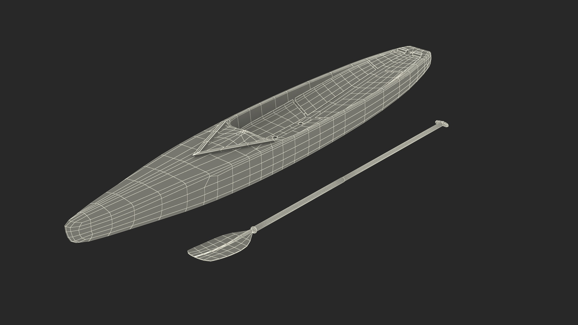 All Water Race SUP Paddle Board model - TurboSquid 2168161