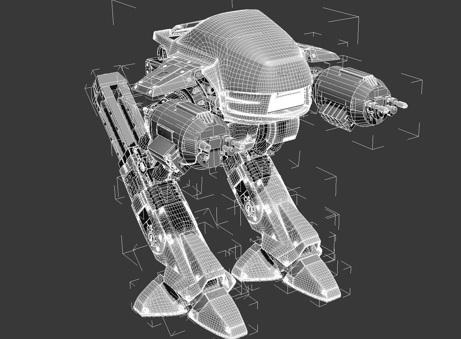 3D Ed-209 Ed 209 - TurboSquid 1158660