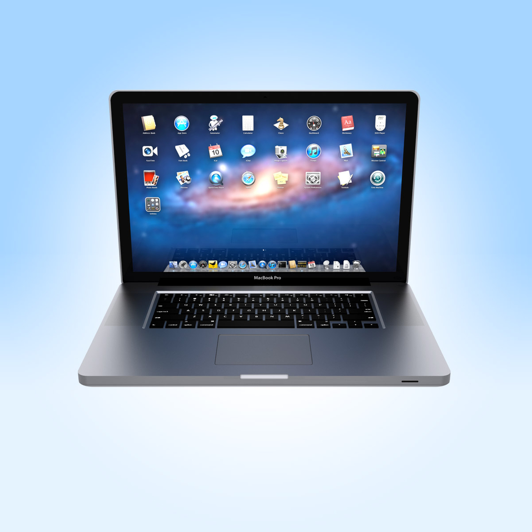 17 Macbook Pro Laptop Computer Obj
