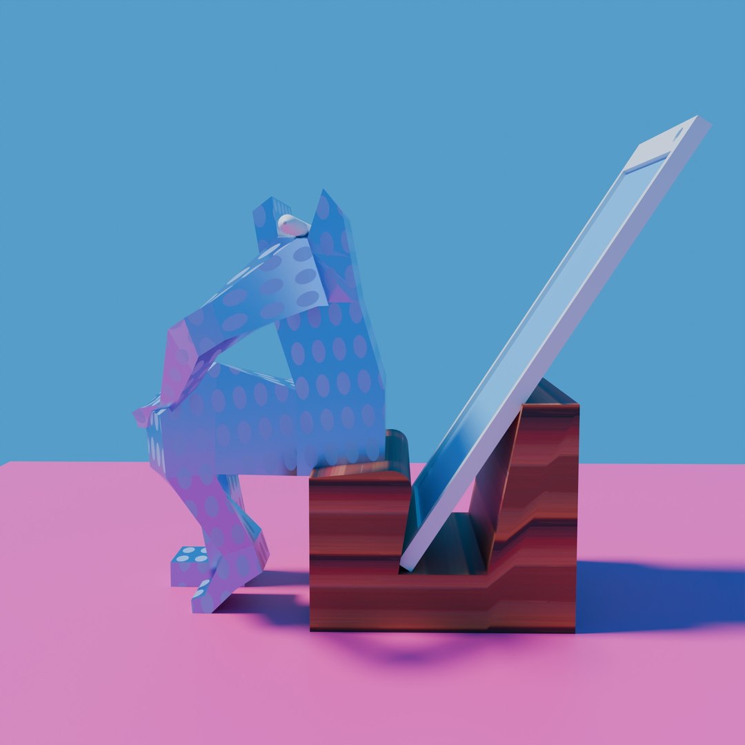 3D Character And Stand Object For Phone And Stylus - TurboSquid 2291766
