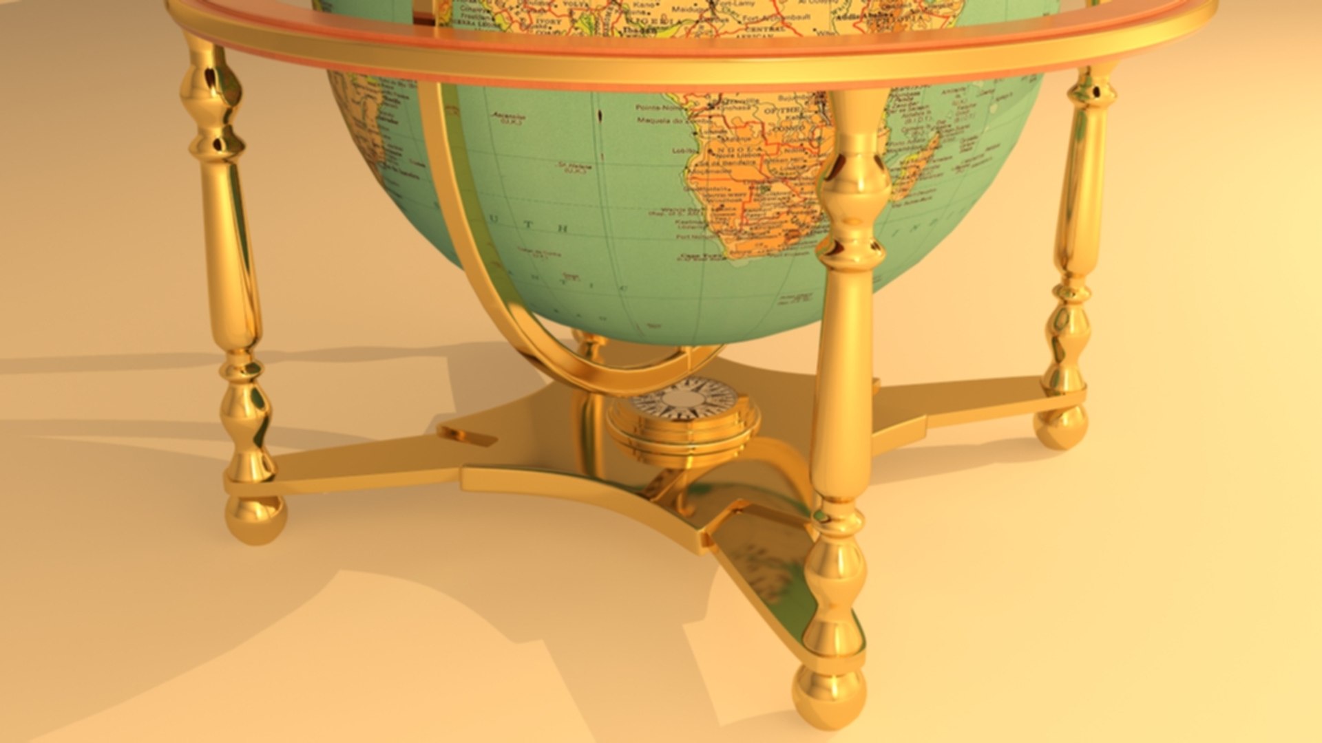 Max Earth Stand Globe Rotation