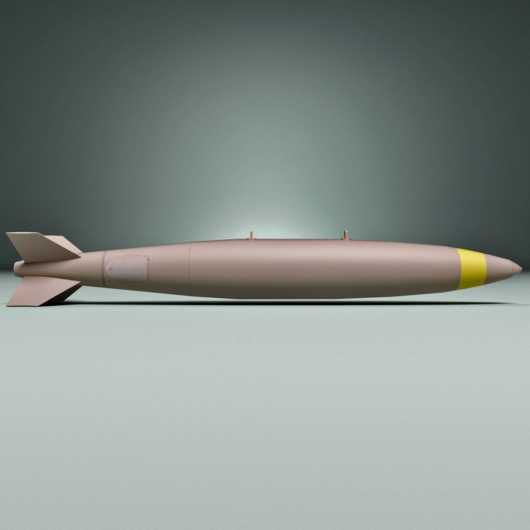 Aircraft Bomb Mk-83 Conical 3d Model
