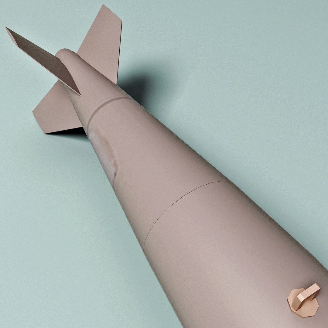 Aircraft Bomb Mk-83 Conical 3d Model