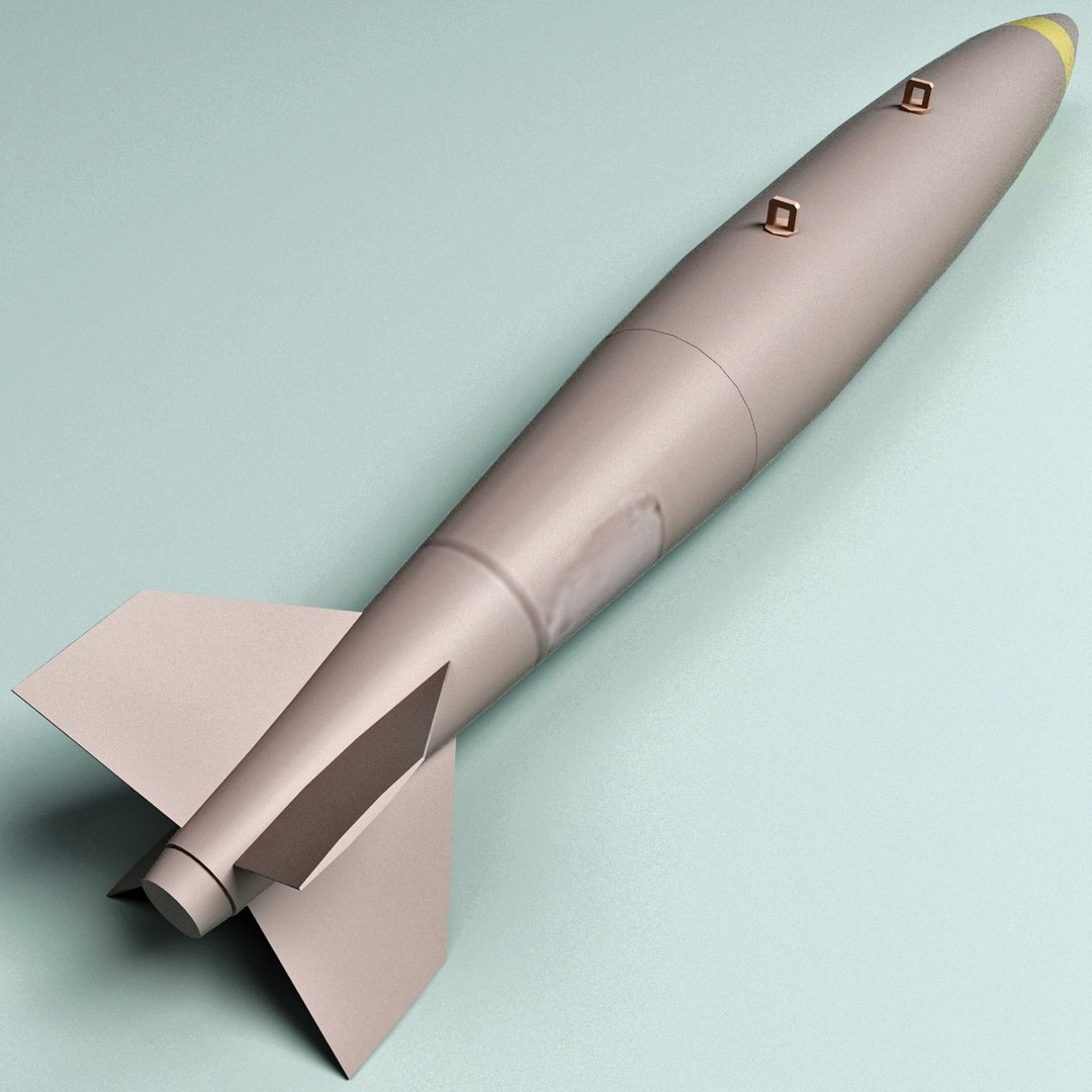 Aircraft Bomb Mk-83 Conical 3d Model