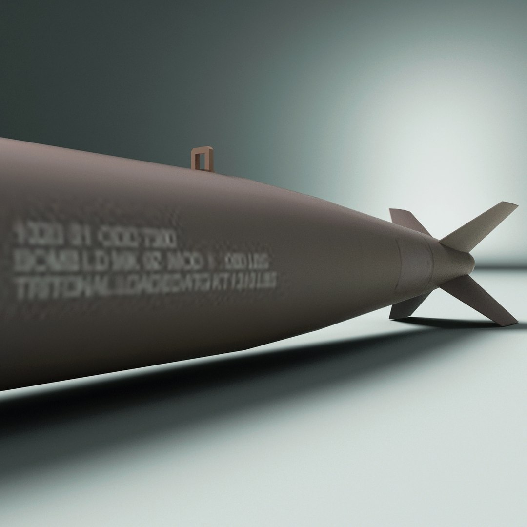 Aircraft Bomb Mk-83 Conical 3d Model