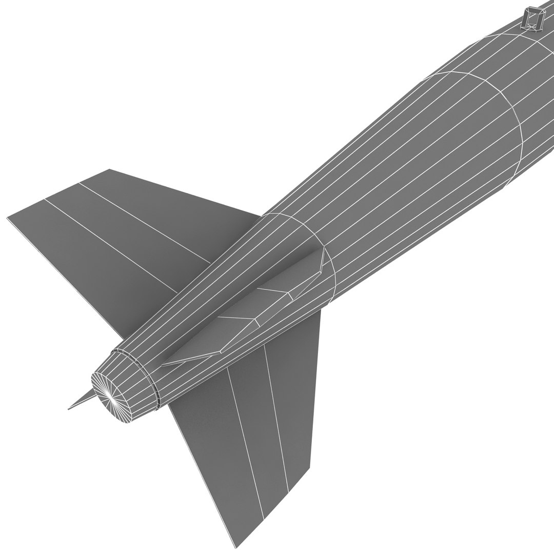 Aircraft Bomb Mk-83 Conical 3d Model