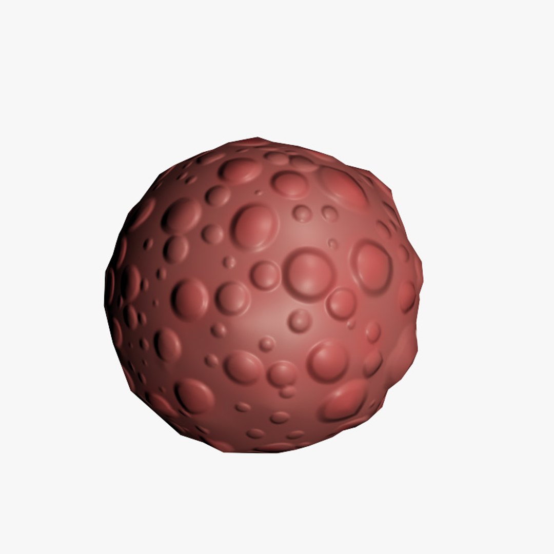 Free Character Virus Bacteria Herpes 3d Model