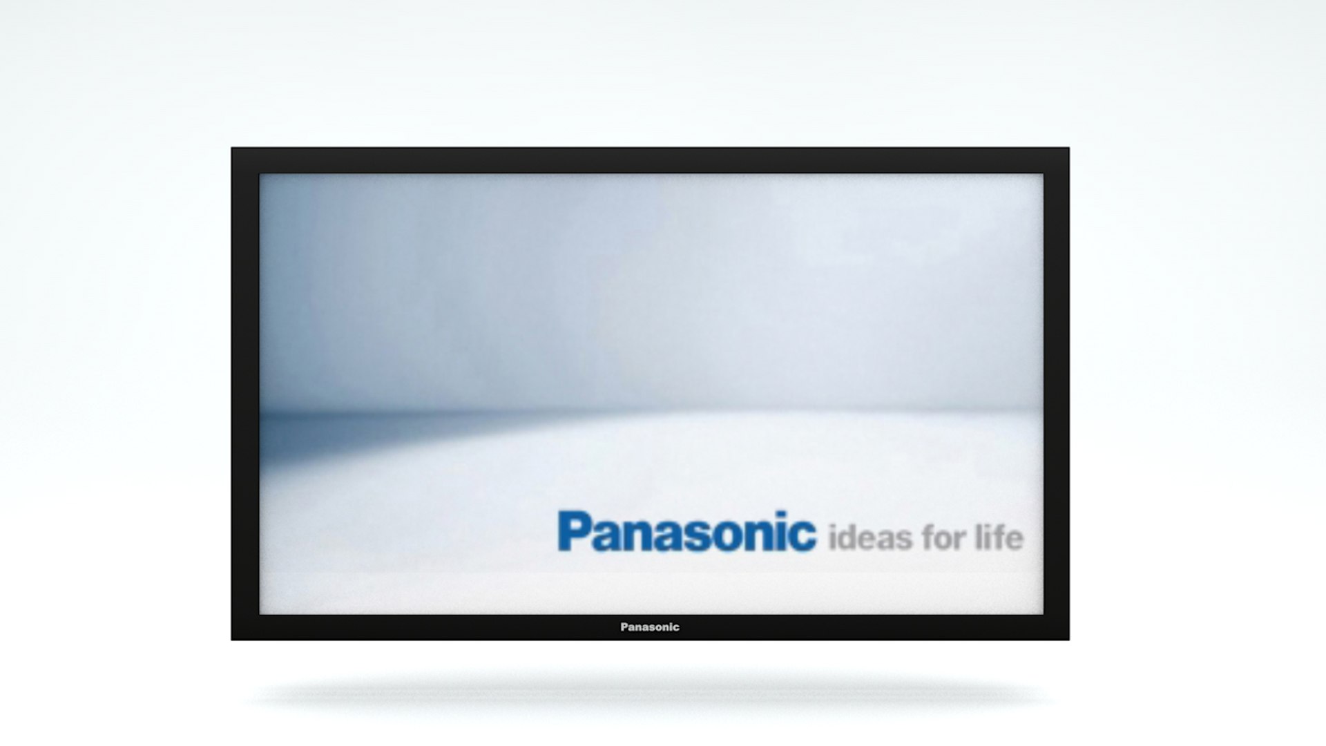 3d Model 103 Panasonic Plasma Tv