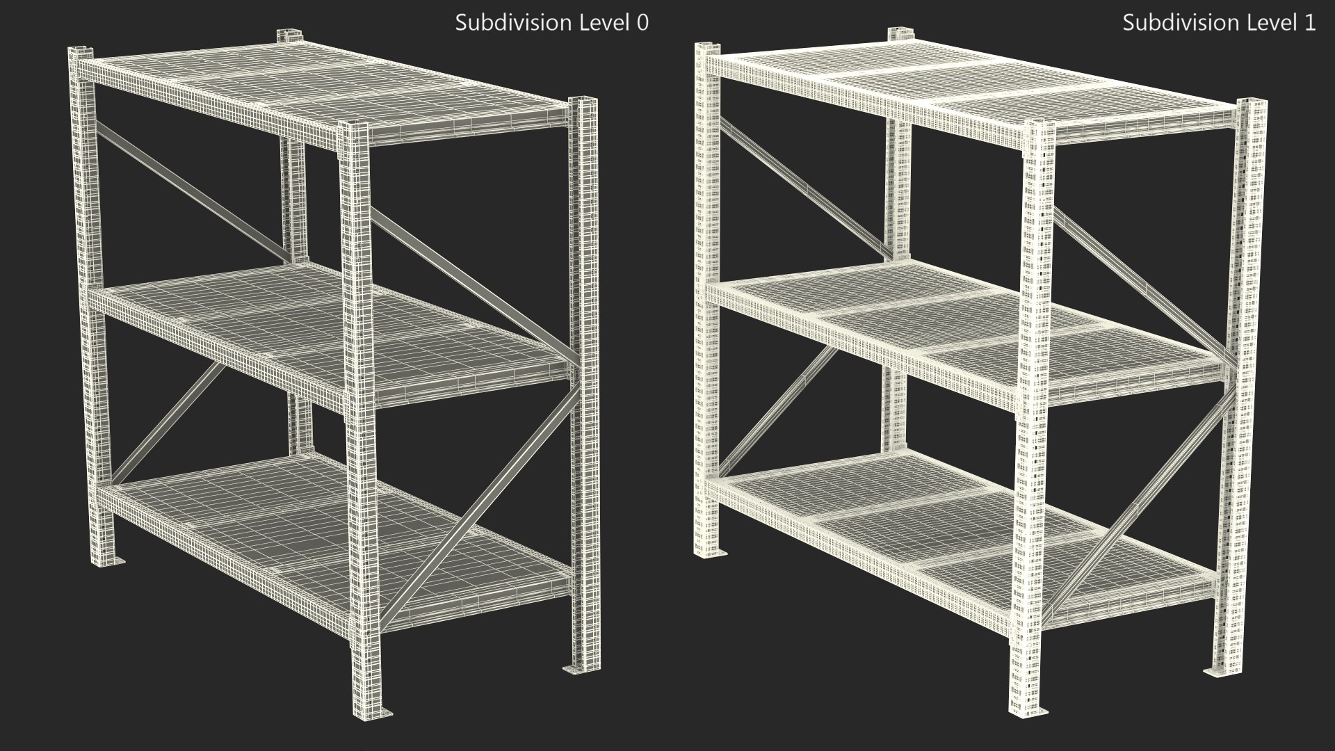 3D Industrial Pallet Racking - TurboSquid 2141013
