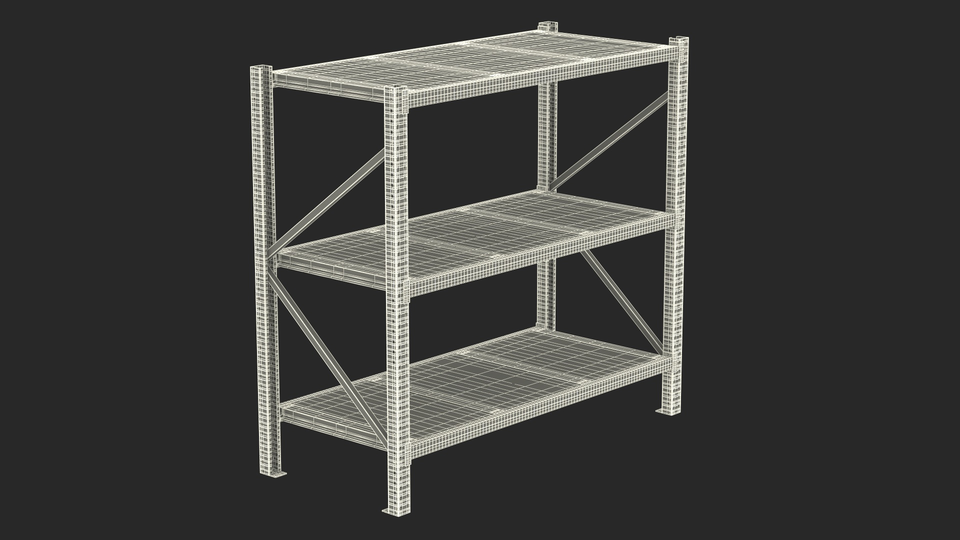 3D Industrial Pallet Racking - TurboSquid 2141013