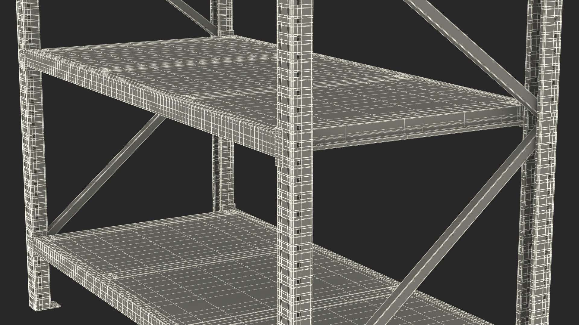 3D Industrial Pallet Racking - TurboSquid 2141013