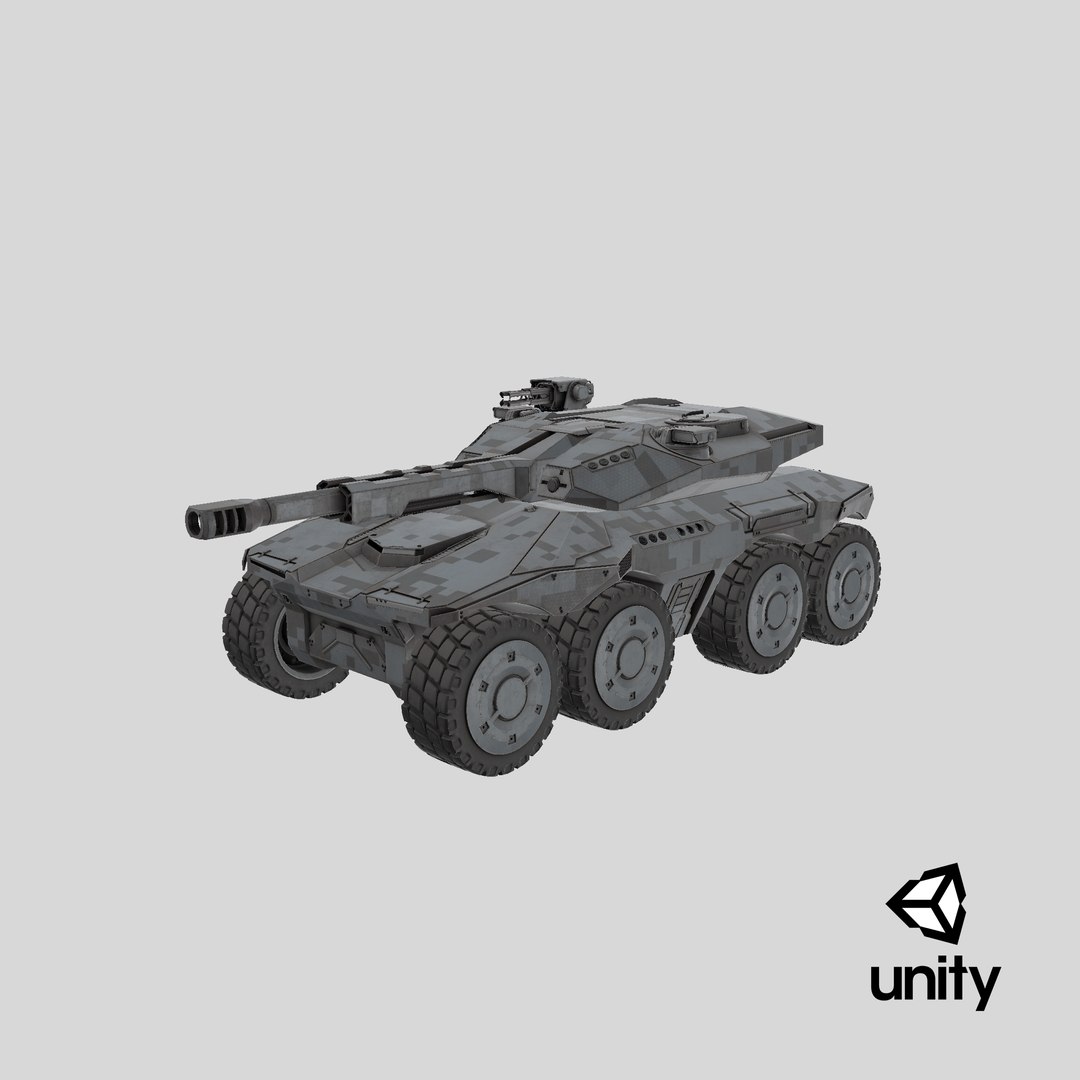 3D sci-fi apc concept - TurboSquid 1391174
