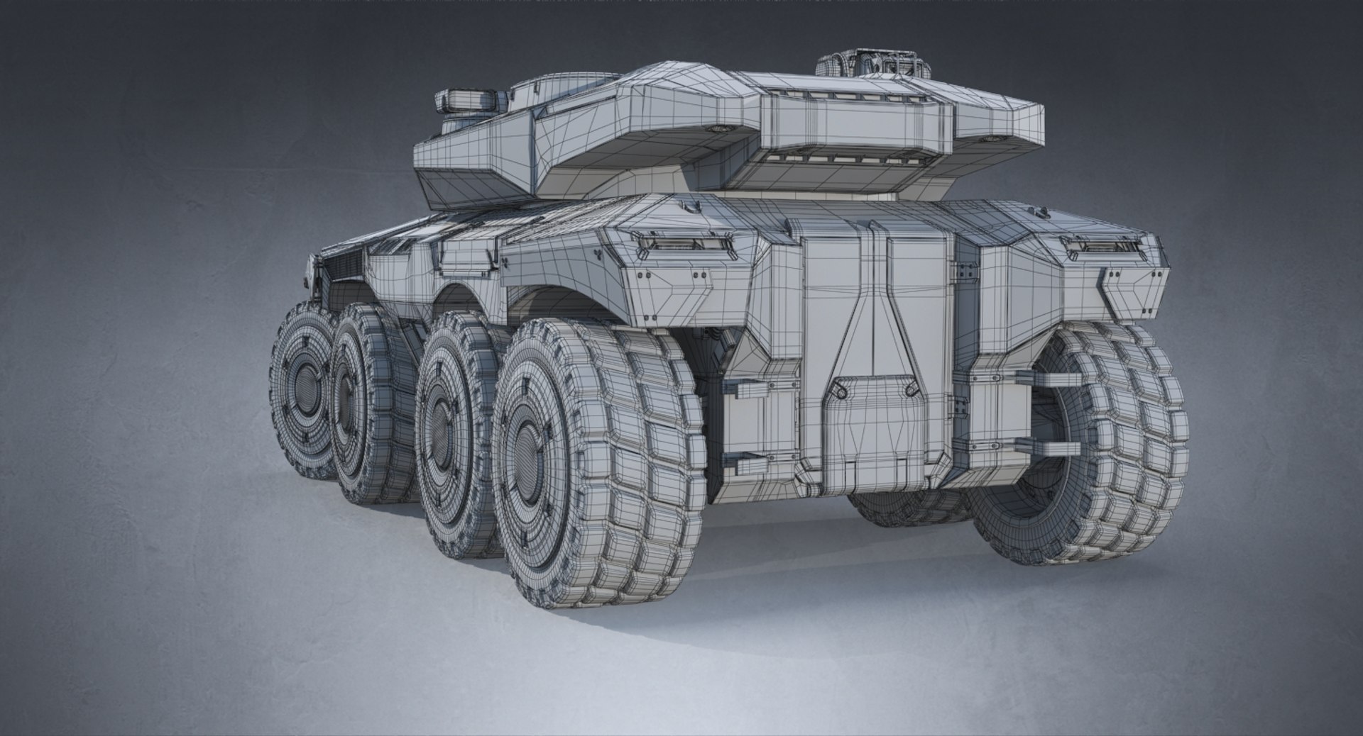 3D Sci-fi Apc Concept - TurboSquid 1391174