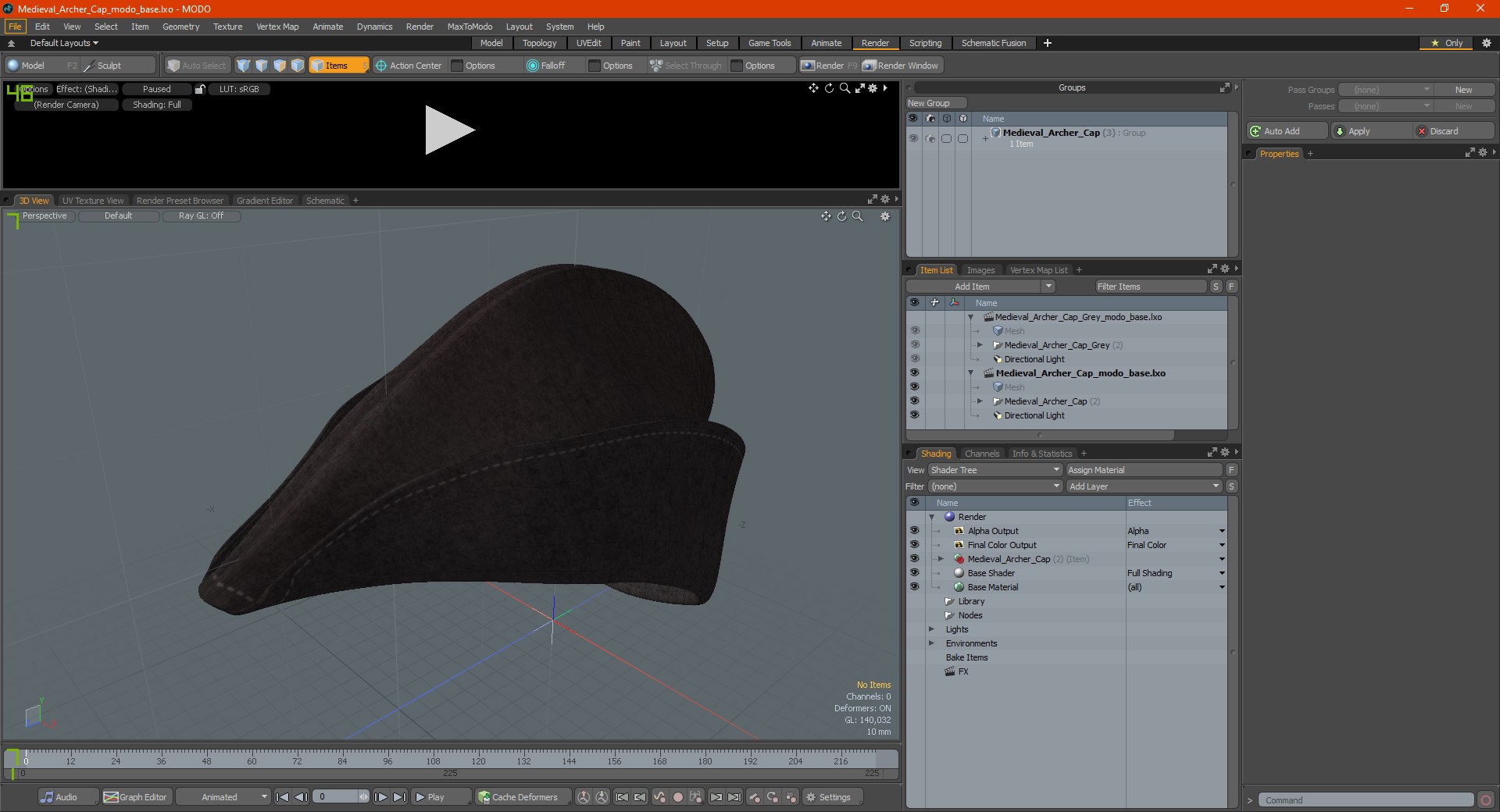 Medieval archer cap 3D - TurboSquid 1587403