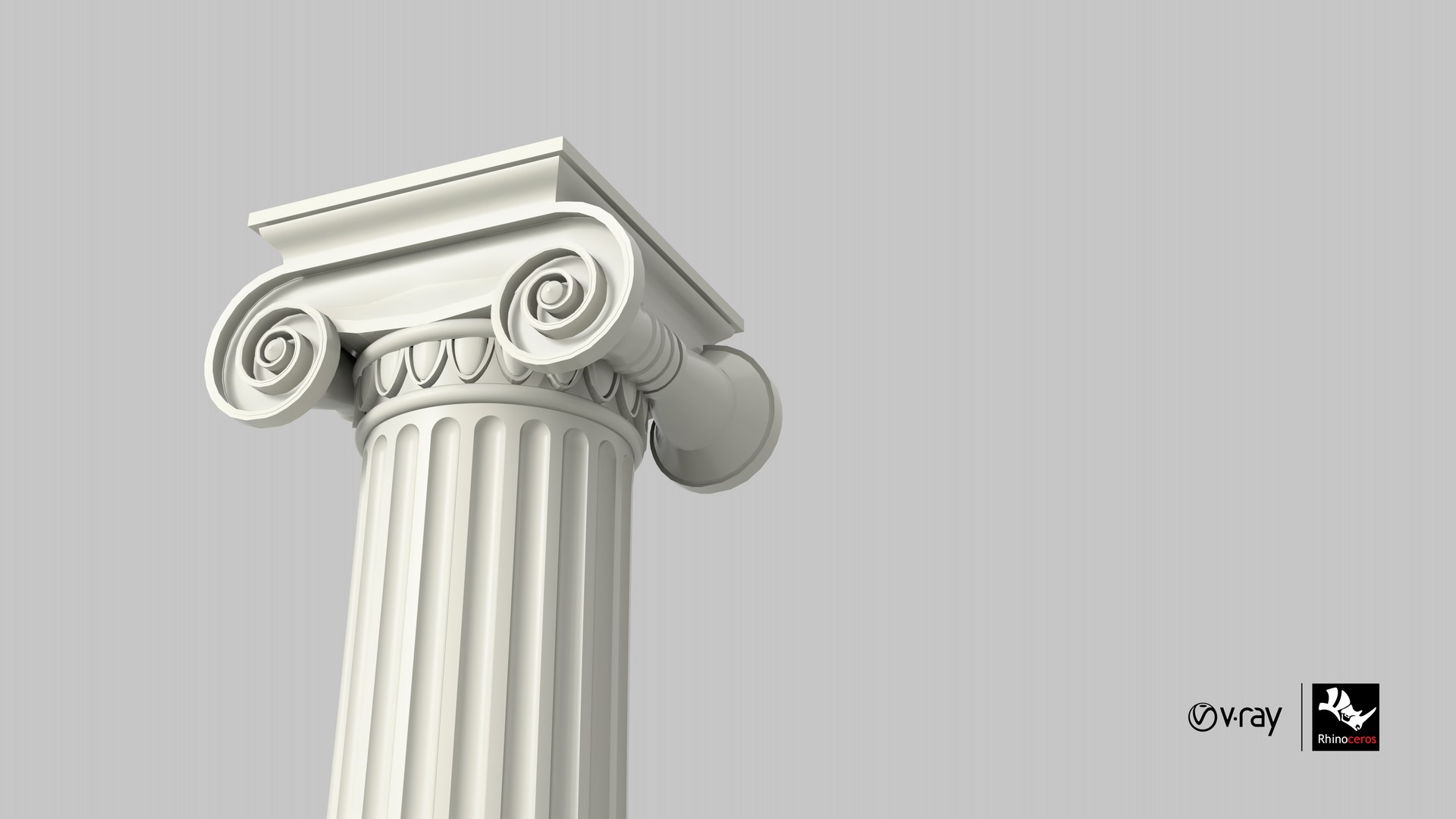 3D Ionic Order Columns Model - TurboSquid 2223121