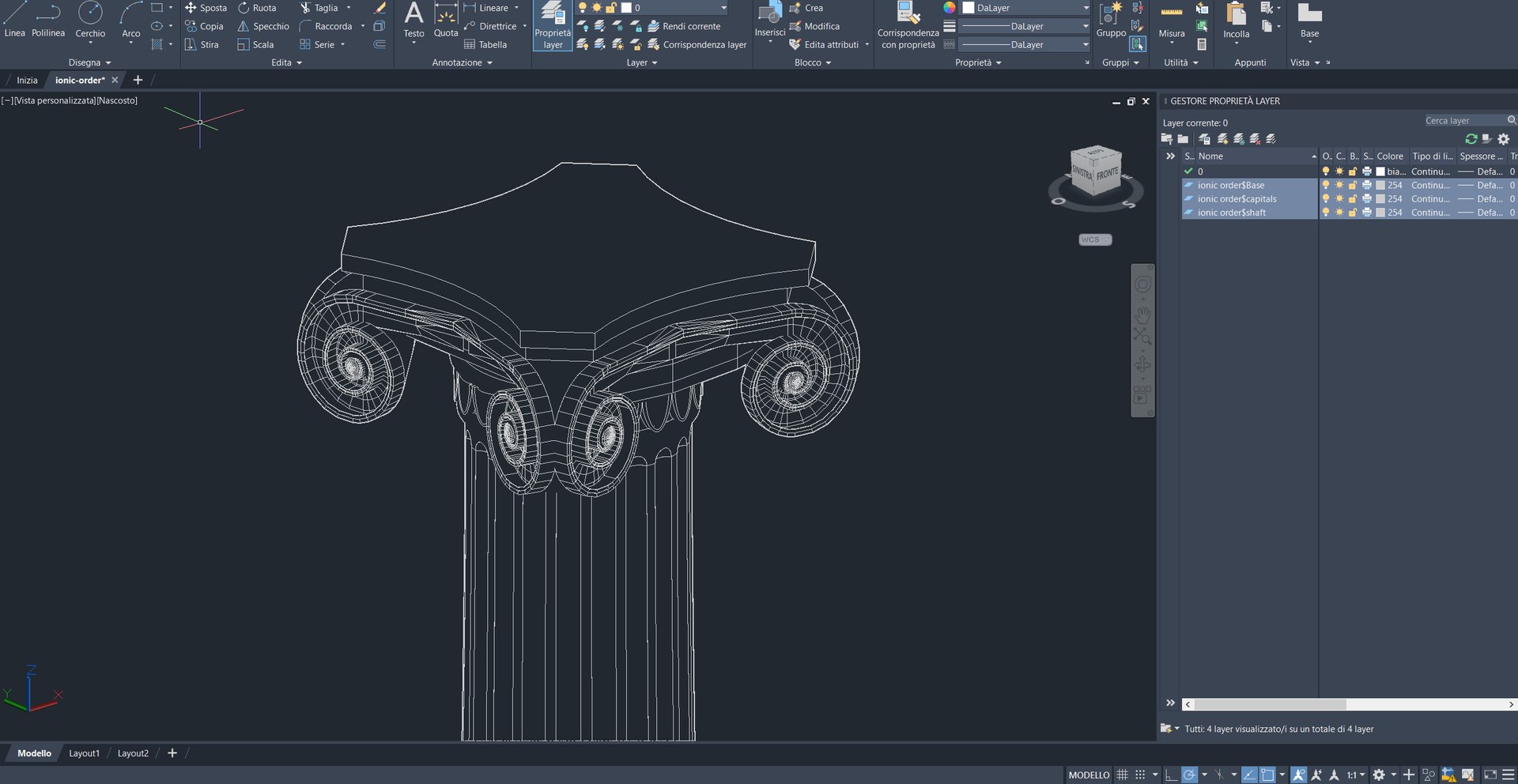 3D Ionic Order Columns Model - TurboSquid 2223121