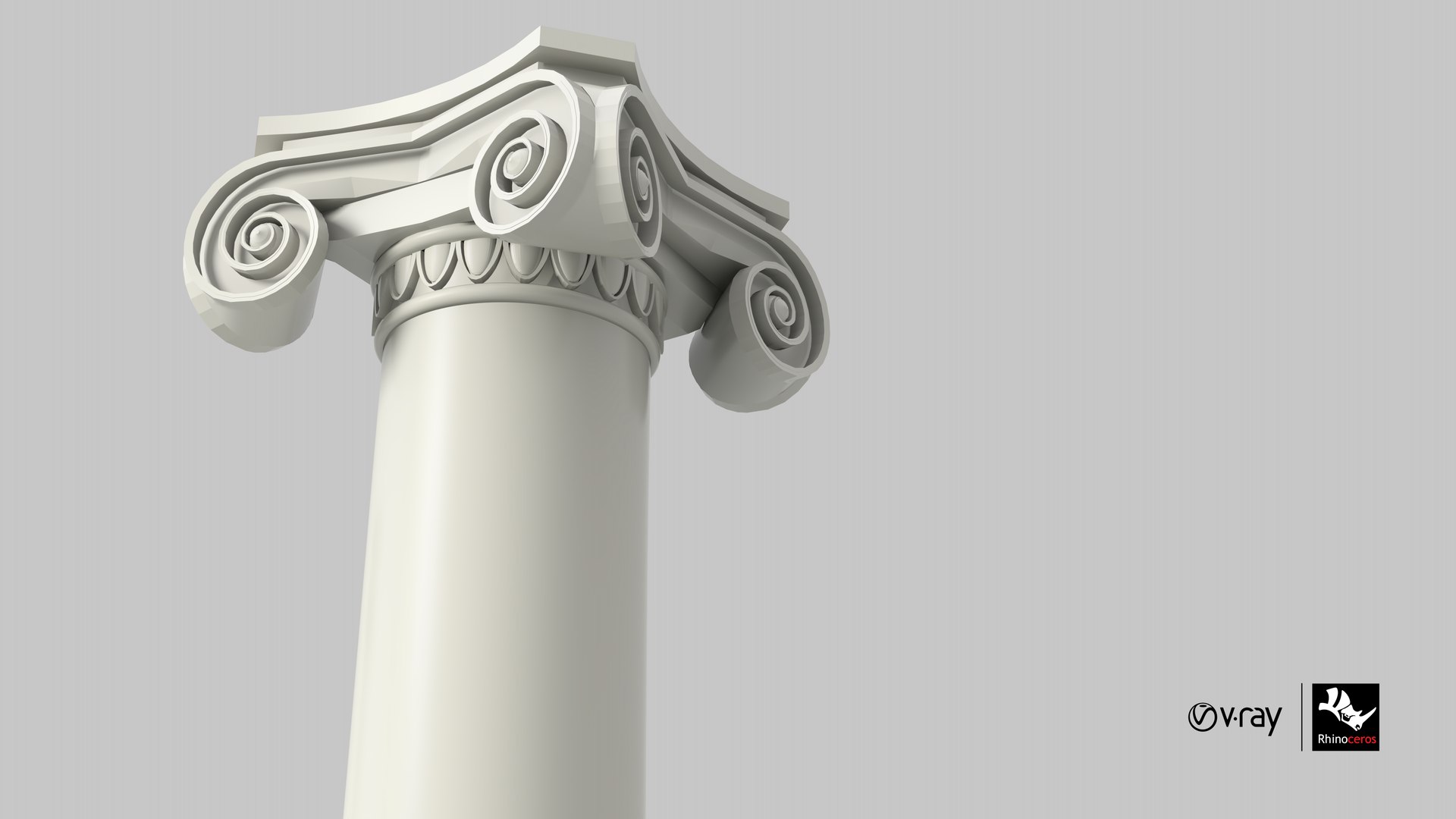 3D Ionic Order Columns Model - TurboSquid 2223121