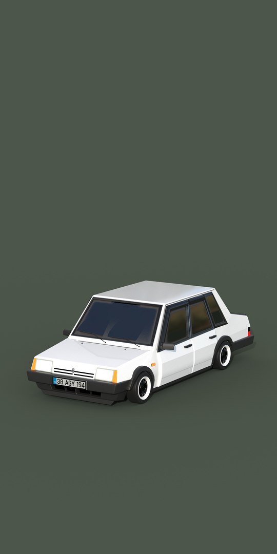 Lada Samara Sedan Cartoon 3D - TurboSquid 1980505
