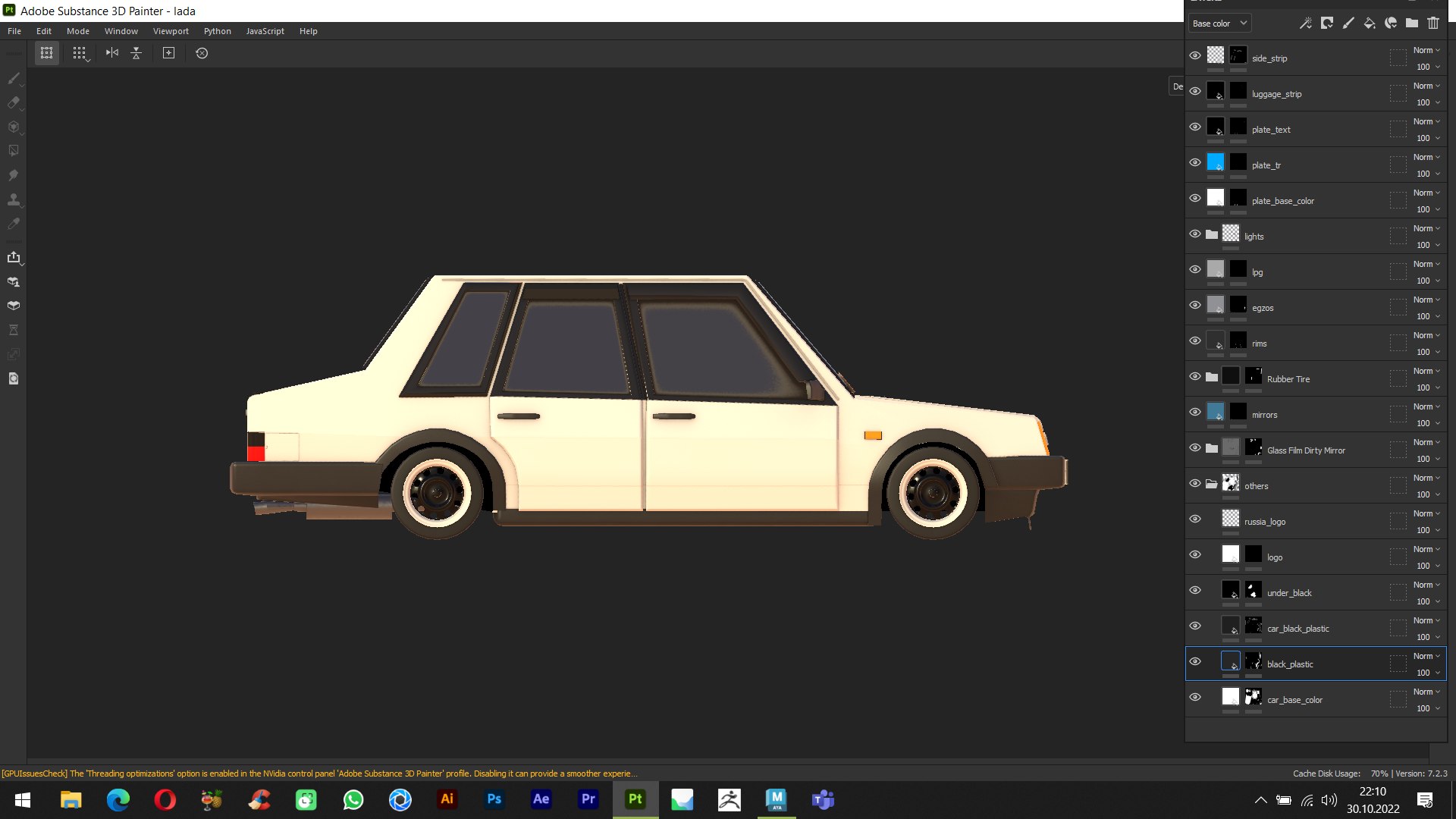 Lada Samara Sedan Cartoon 3D - TurboSquid 1980505