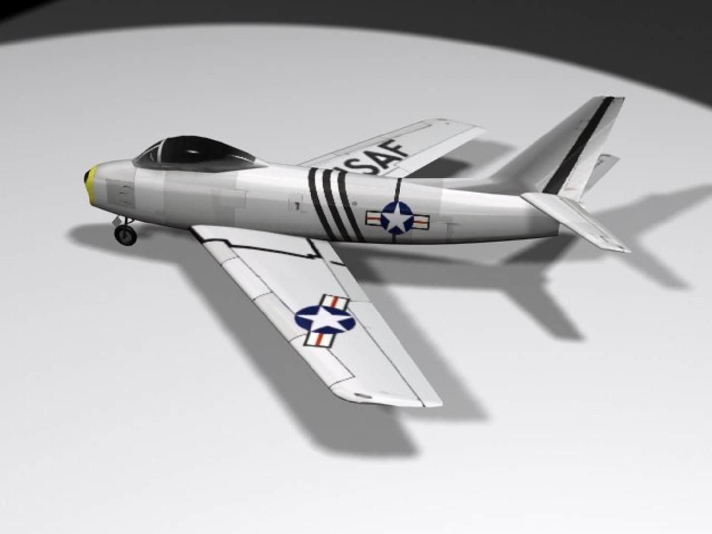 F-86 Jet 3d Model