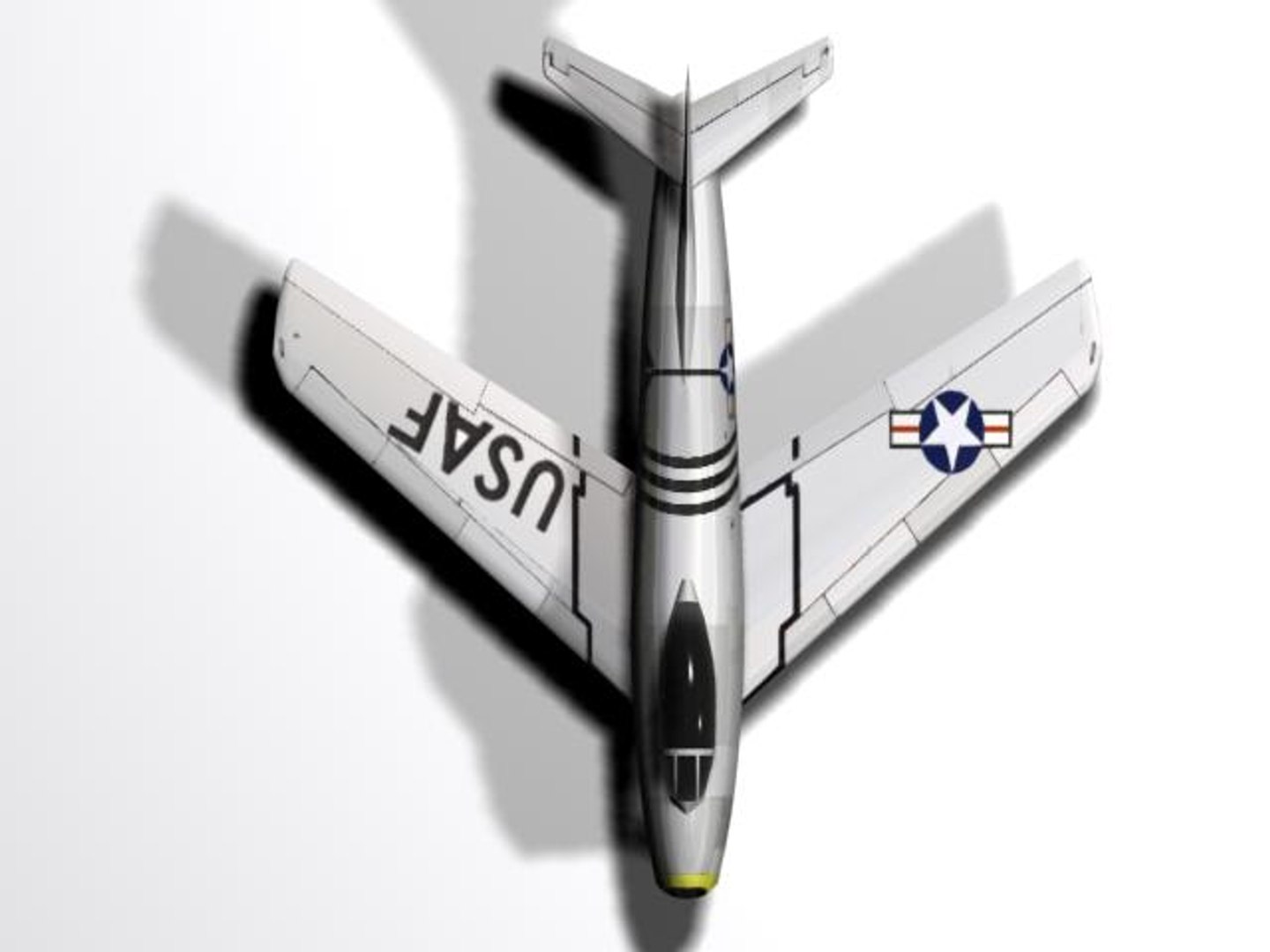 F-86 Jet 3d Model