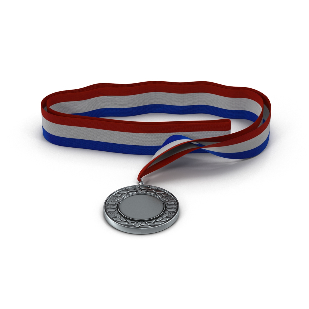 3d Model Award Medal 4 Silver