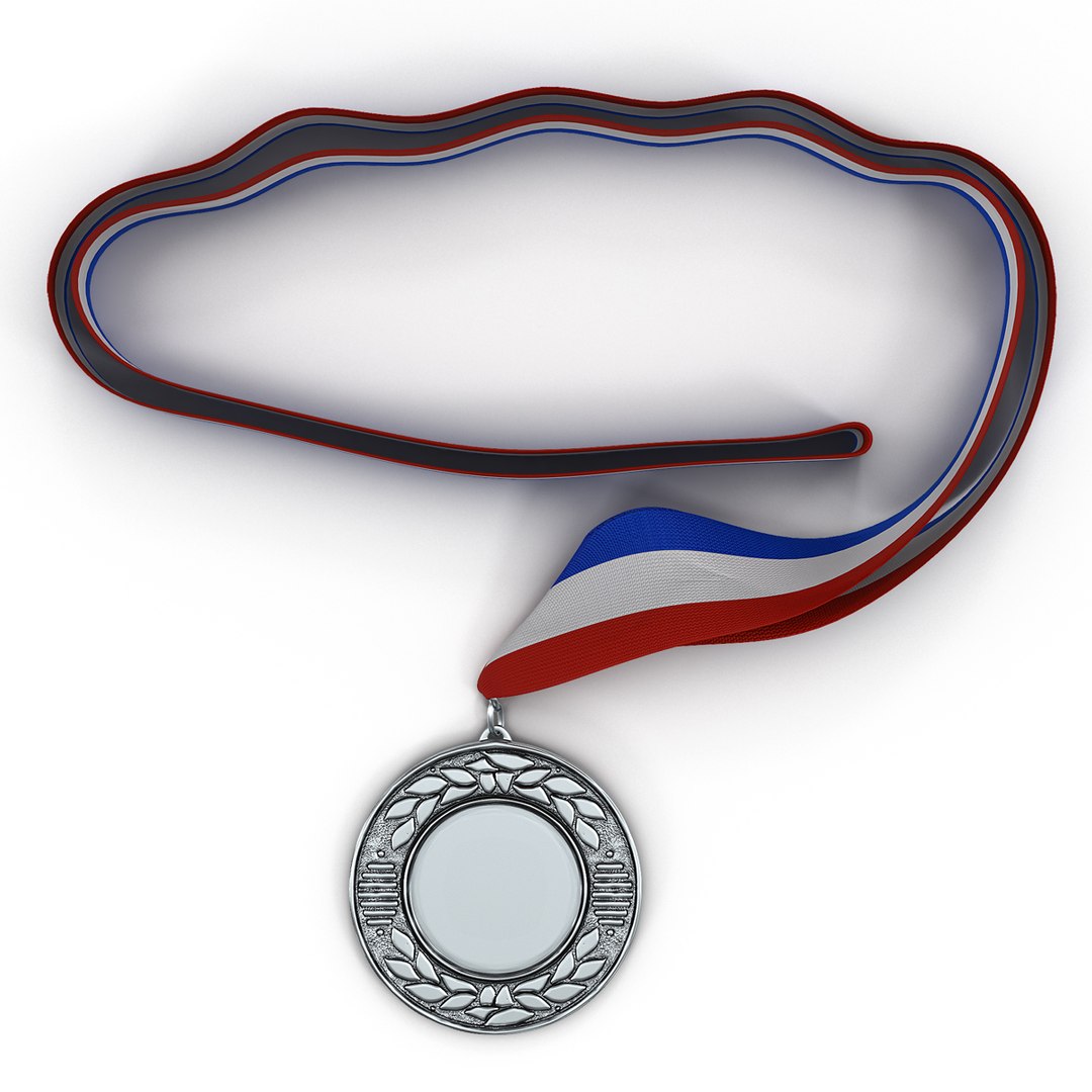 3d Model Award Medal 4 Silver