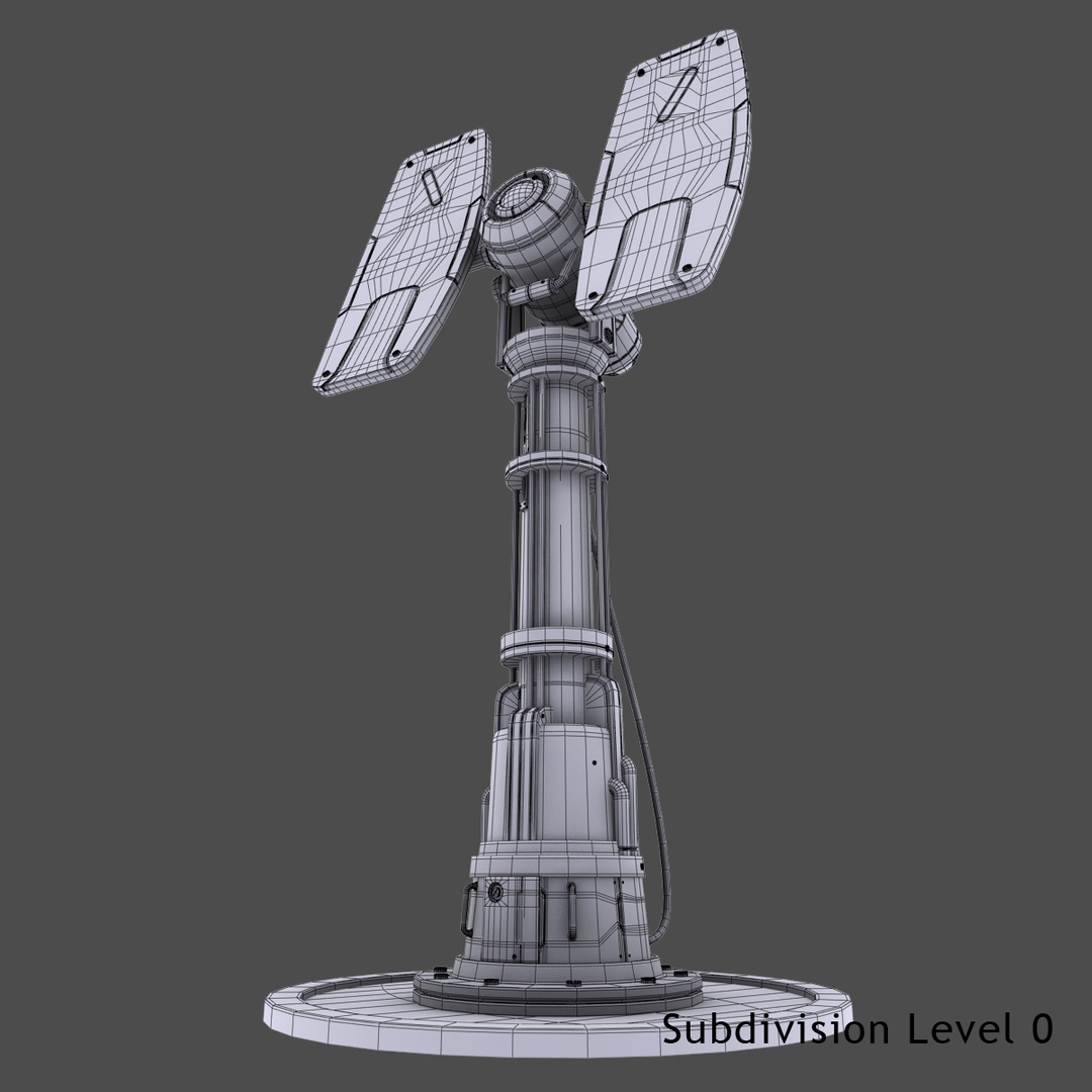 max sci-fi radar tower