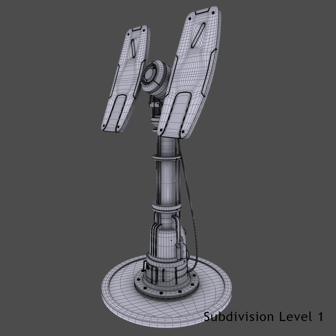 max sci-fi radar tower