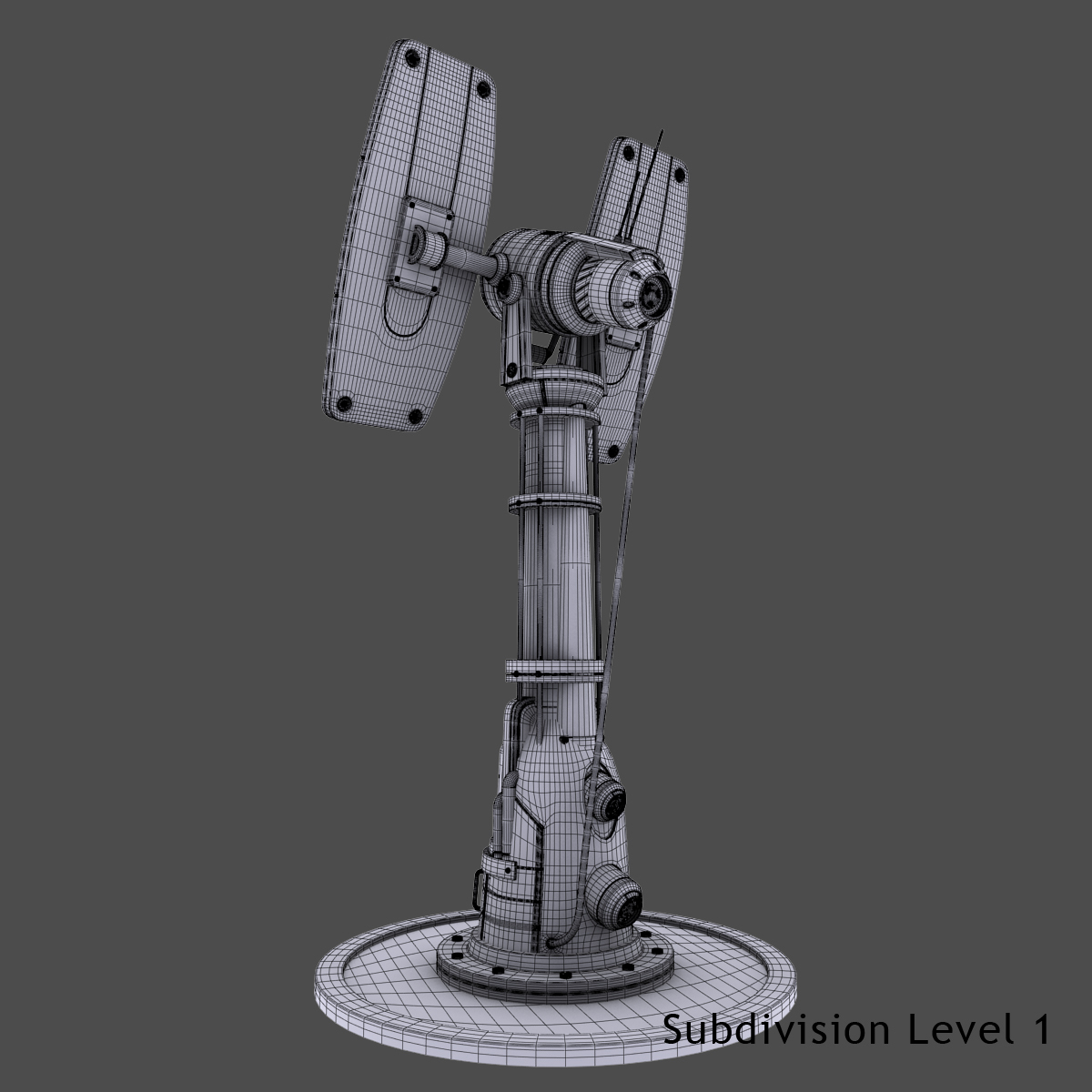 max sci-fi radar tower