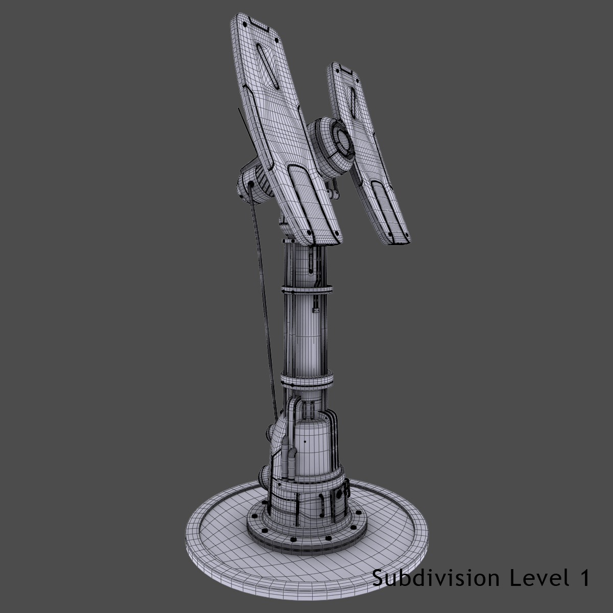 max sci-fi radar tower