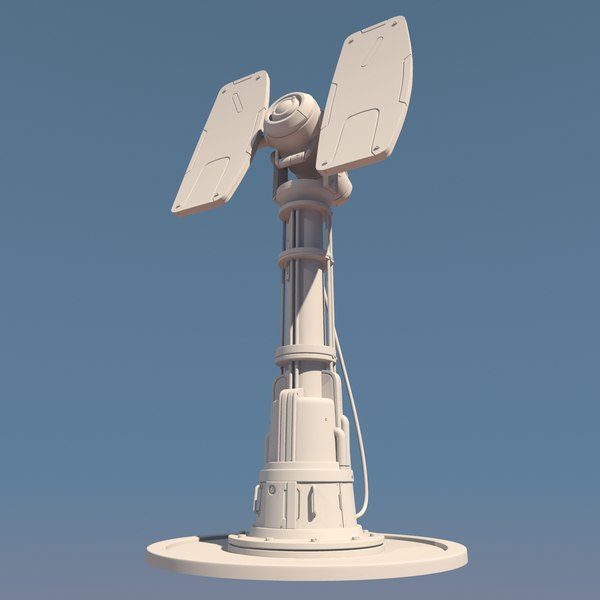 max sci-fi radar tower