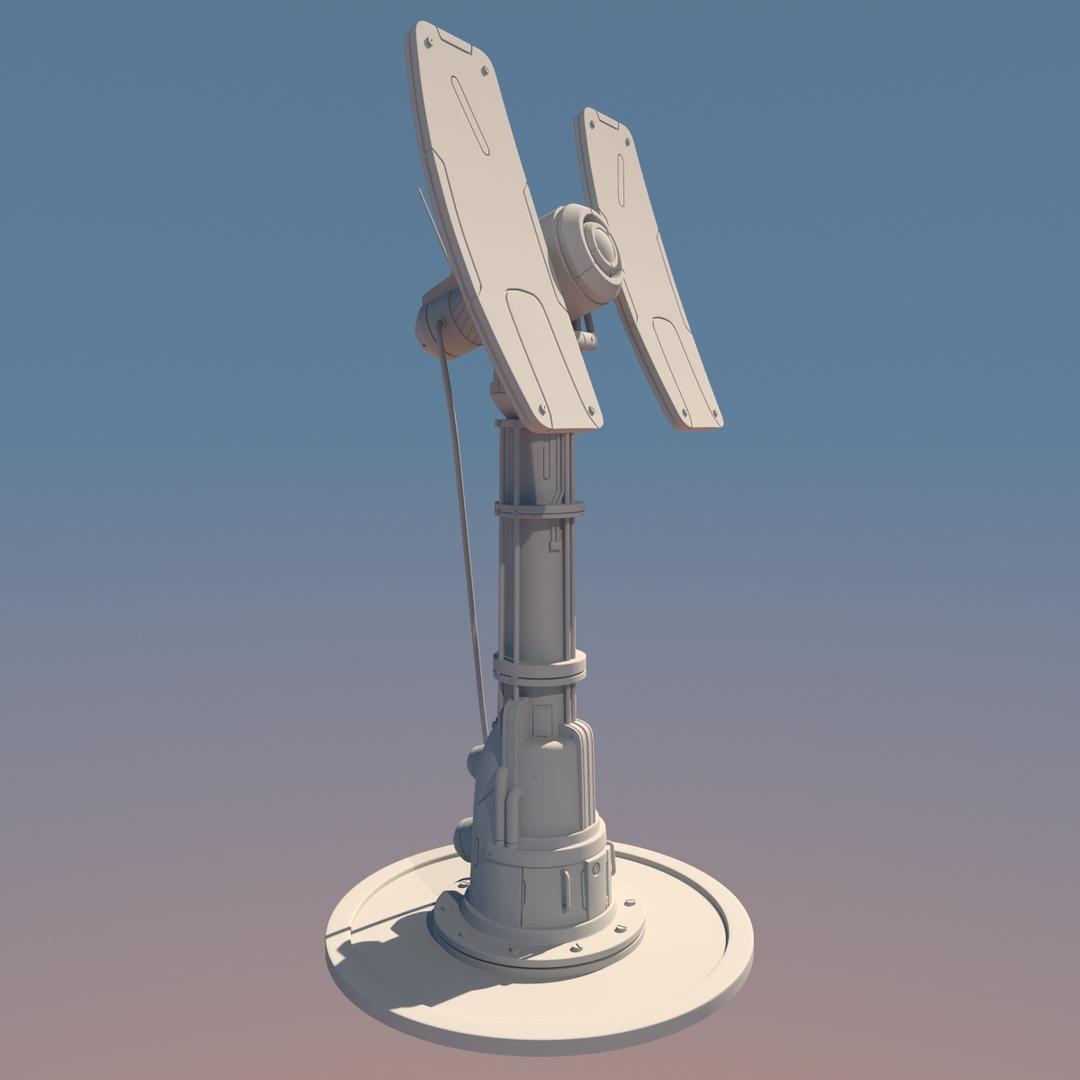max sci-fi radar tower