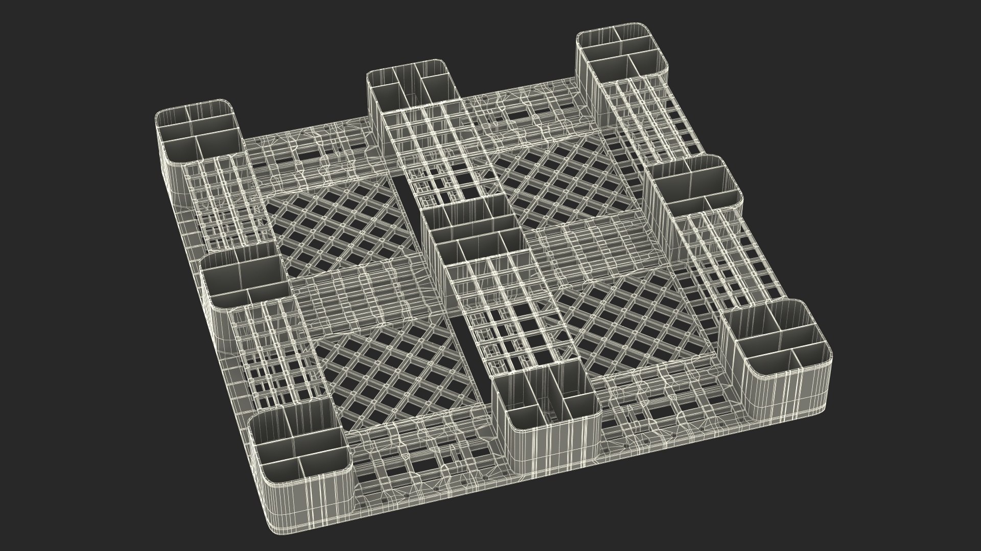 3D Industry Plastic Pallet - TurboSquid 2136205