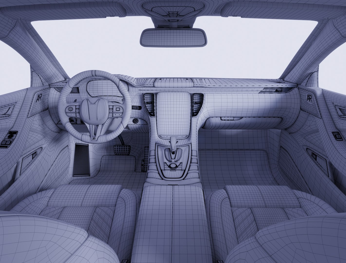 Interior Generic Sport Coupe 3D Model - TurboSquid 2332366