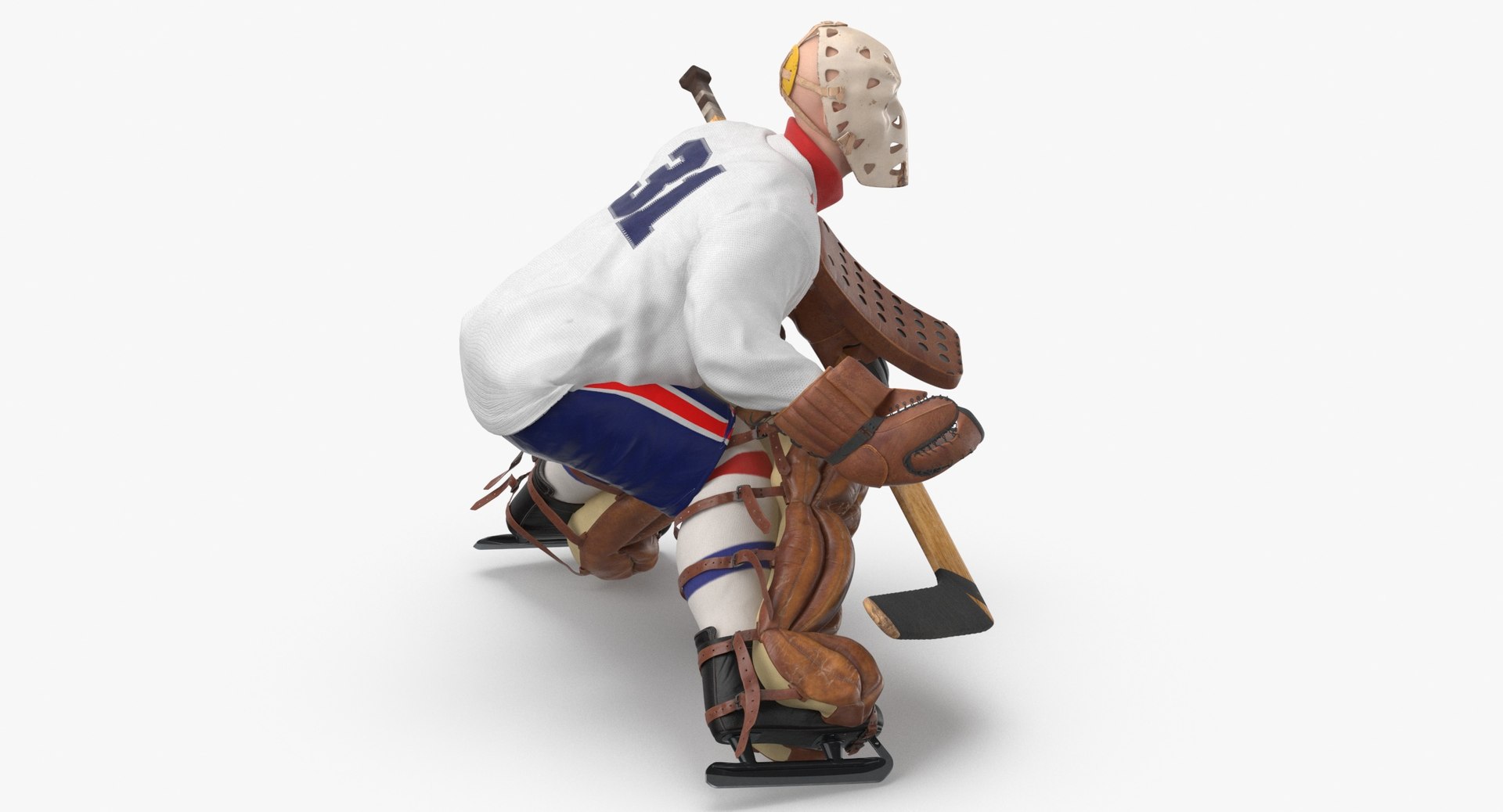 Ice Hockey Goalie Guarding 3D - TurboSquid 1520451