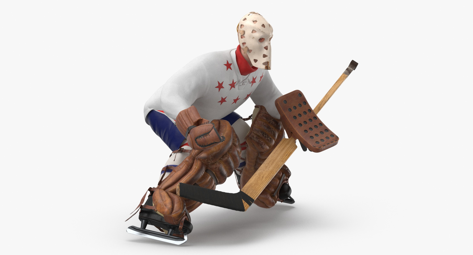 Ice Hockey Goalie Guarding 3D - TurboSquid 1520451