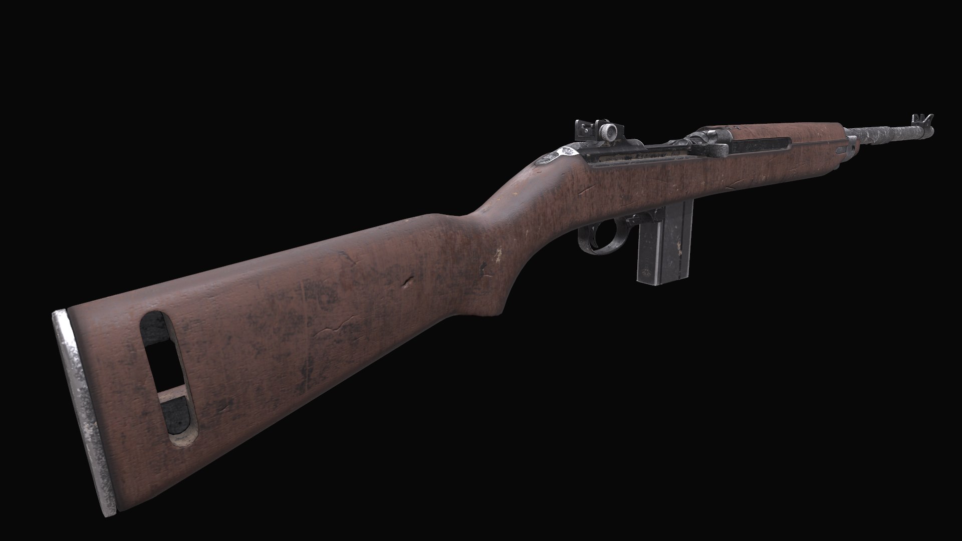 Free M1 Carbine 3D Model - TurboSquid 1650978