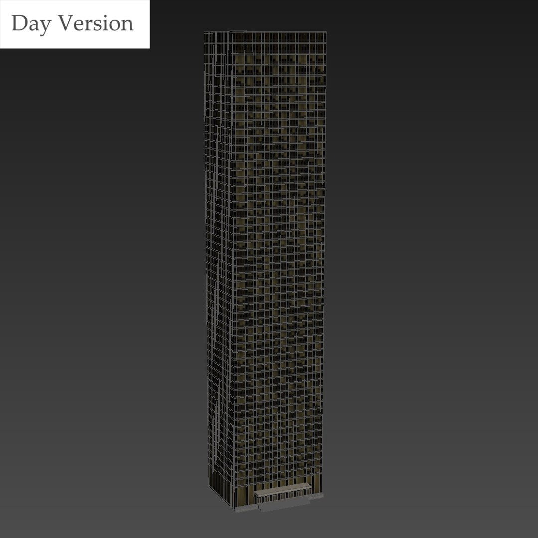 Trump World Tower 3d Model