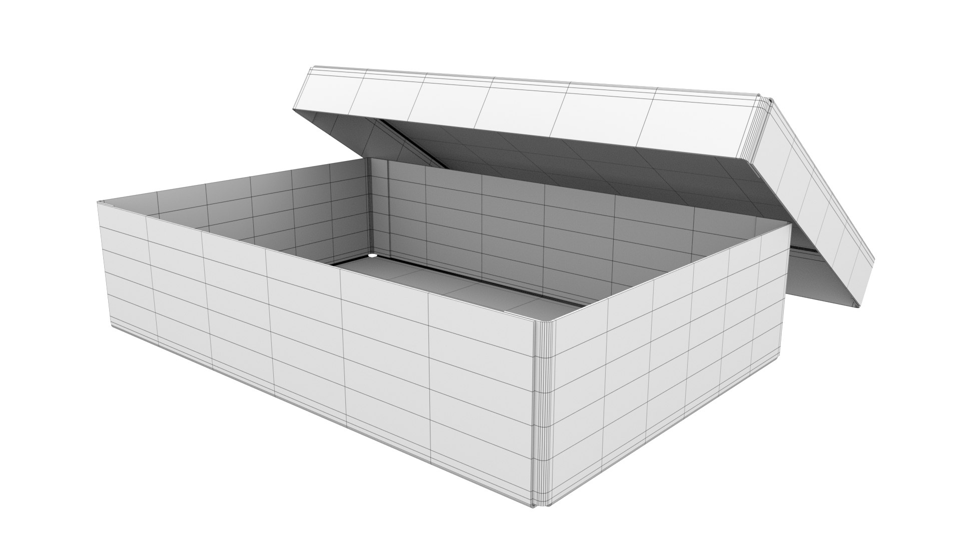 3D Model Cardboard Box Black 06 - TurboSquid 1973354