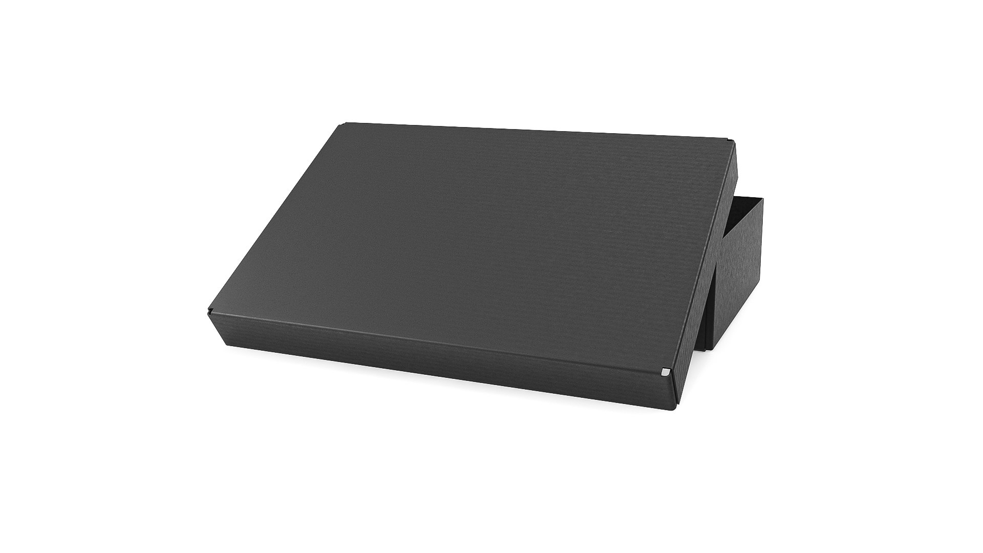 3D Model Cardboard Box Black 06 - TurboSquid 1973354