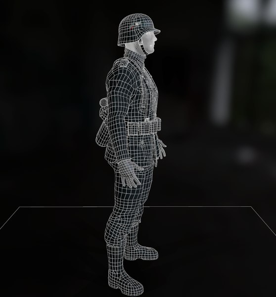 Wehrmacht soldier 3D model - TurboSquid 1785946