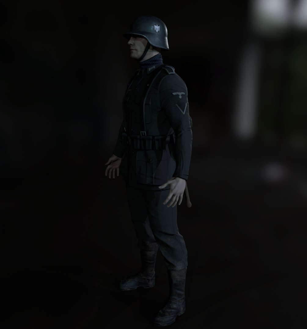 Wehrmacht soldier 3D model - TurboSquid 1785946