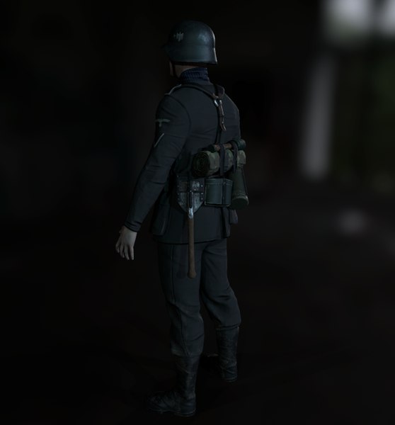Wehrmacht soldier 3D model - TurboSquid 1785946