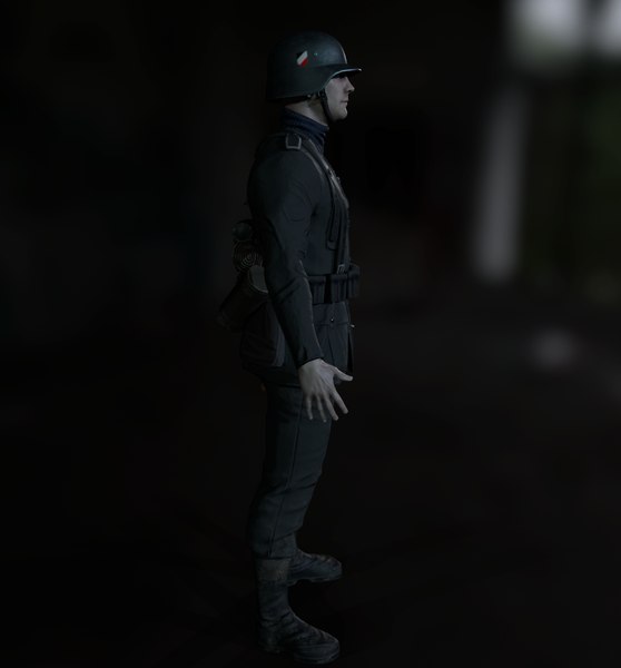 Wehrmacht soldier 3D model - TurboSquid 1785946